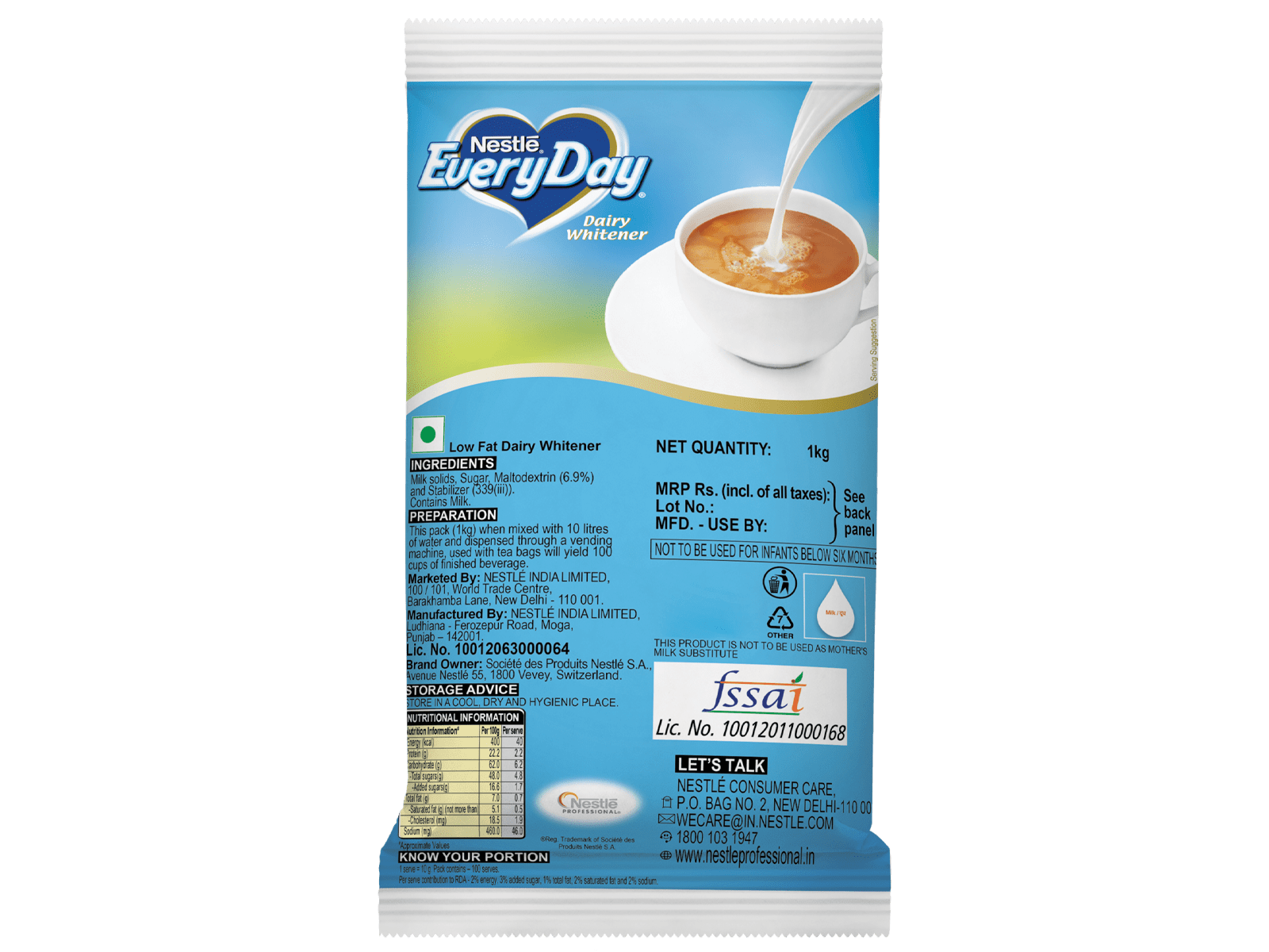 Everyday Dairy Whitener For Vending Machine | Nestle Professional